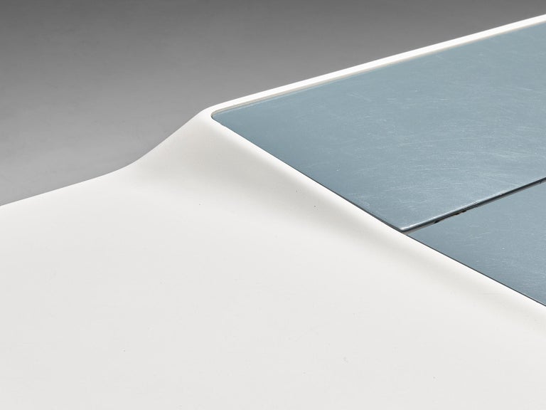 Ernest Igl for Wilhelm Werndl Directors Writing Desk in Fiberglass at ...