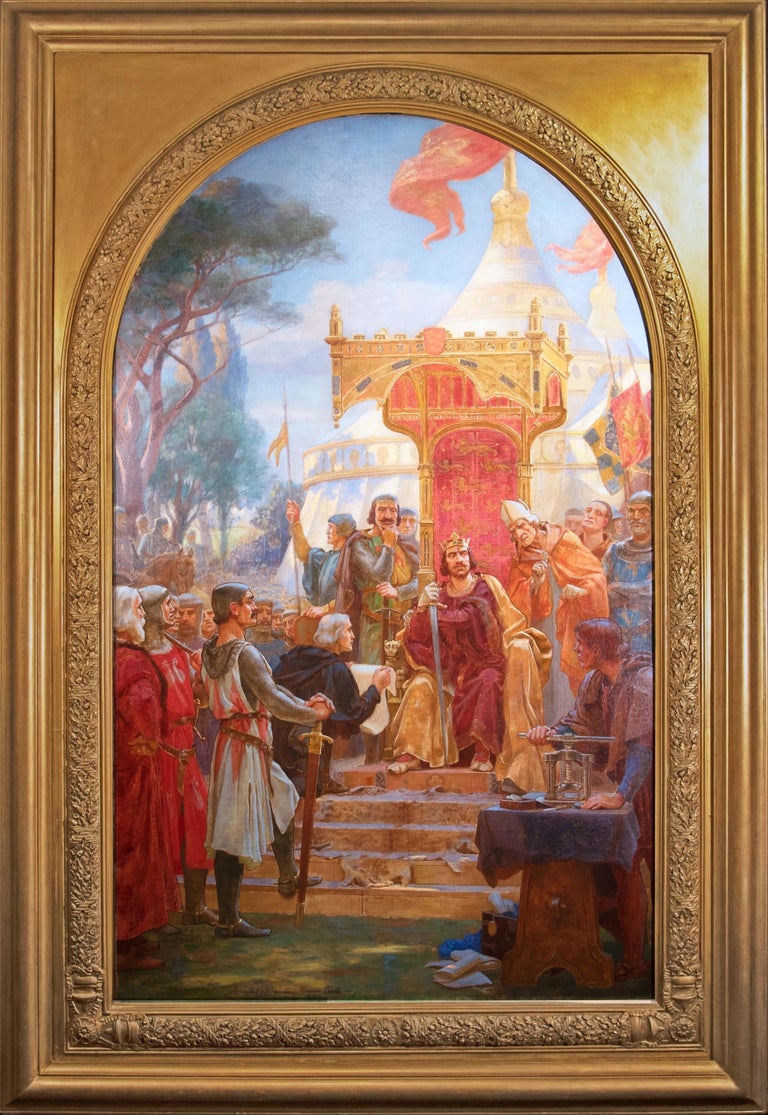 Ernest Normand - "Capturing the Magna Carta" by Ernest Normand For Sale ...
