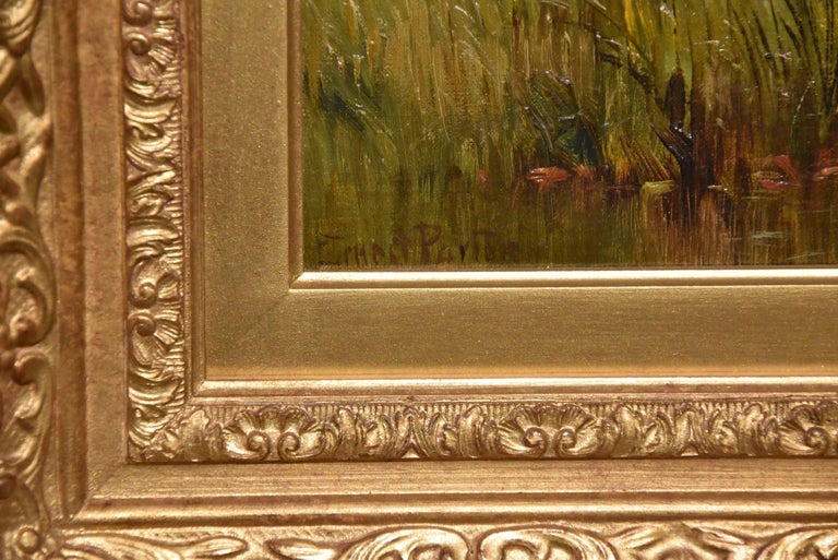 Ernest Parton - Oil Painting by Ernest Parton "On the Ouse ...