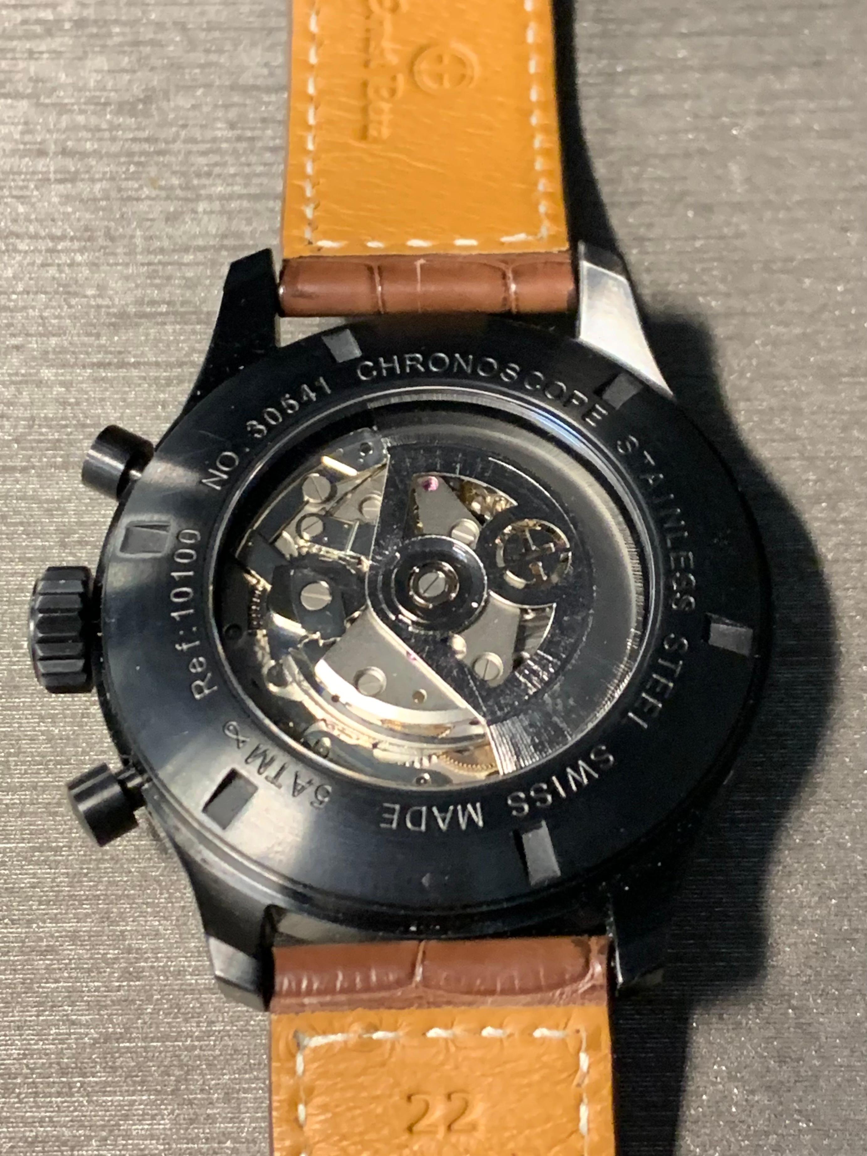 Ernst Benz, ChronoScope 47mm, Automatic Watch For Sale at 1stDibs ...