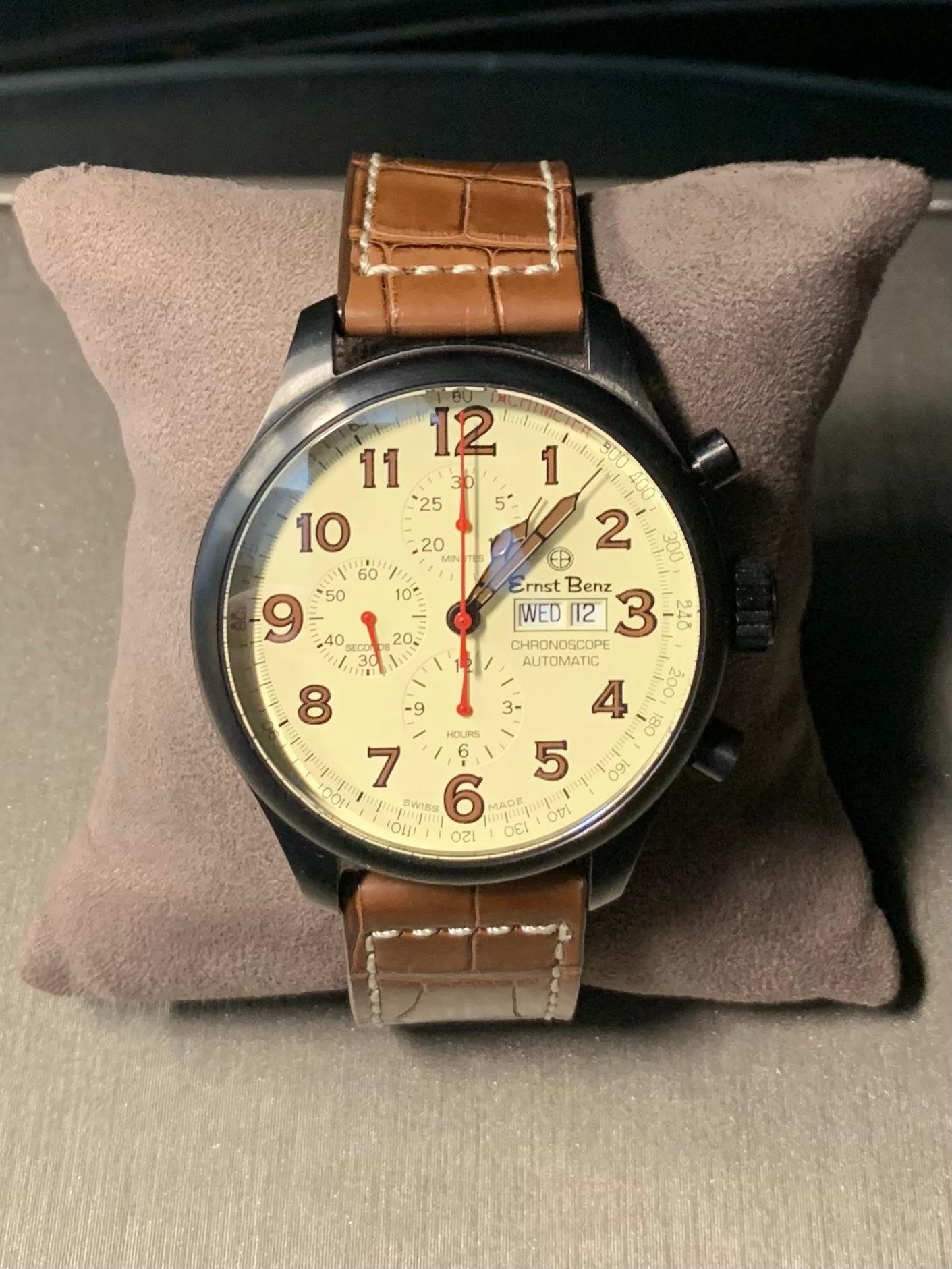 Ernst Benz, ChronoScope 47mm, Automatic Watch For Sale at 1stDibs ...