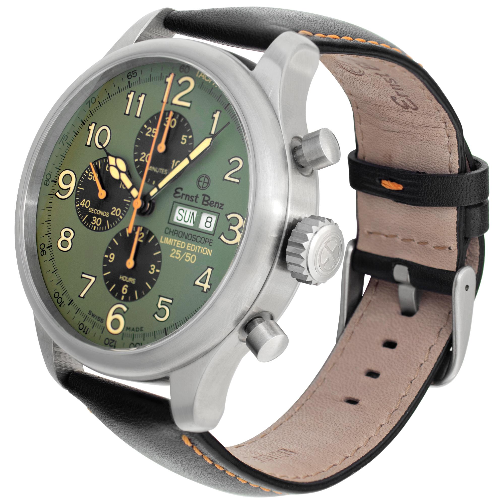 Ernst Benz Chronoscope GC10100-CC1 Stainless Steel dial 47mm Automatic ...