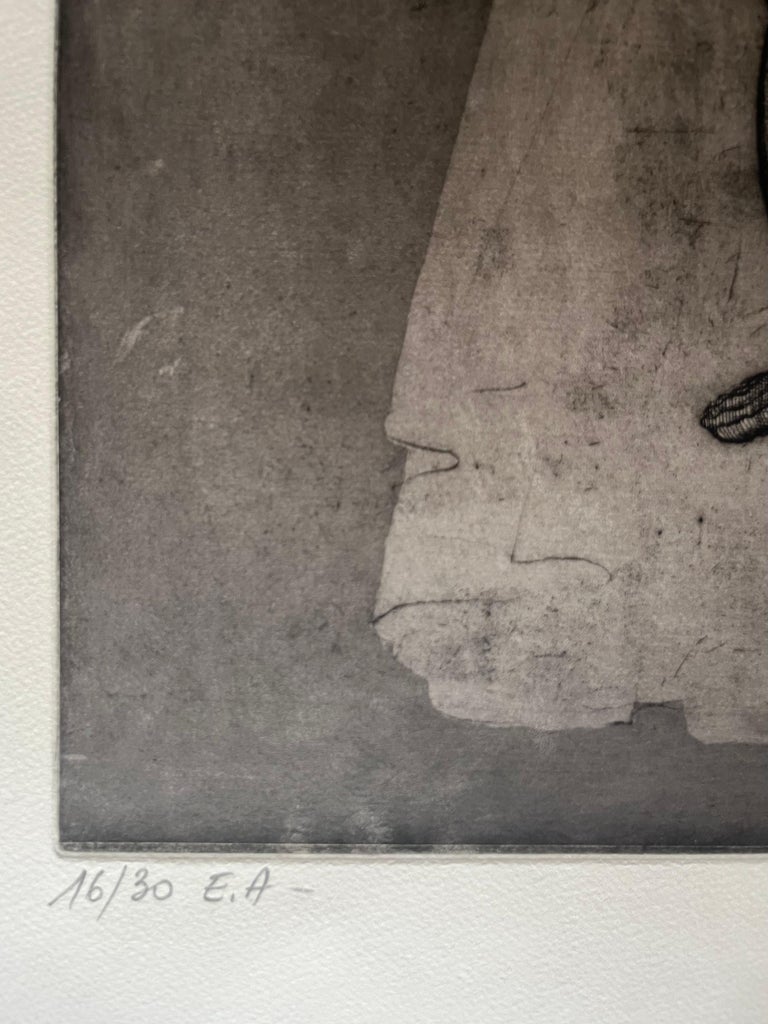 Ernst Fuchs - Engraving #13 by Ernst Fuchs: KABBALAH (SEFER YETSIRA and ...