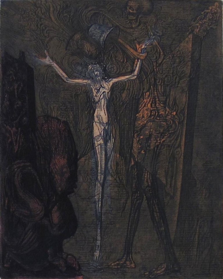 Ernst Fuchs Ernst Fuchs Jesus Crucifixion Aquatint Vienna Fantastic ernst-fuchs-ernst-fuchs-jesus-crucifixion-aquatint-vienna-fantastic