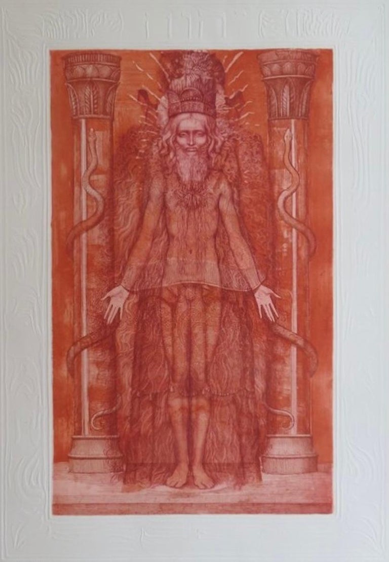 Ernst Fuchs - Kabbalah (32 PATHS OF WISDOM with 36 illustrations by ...