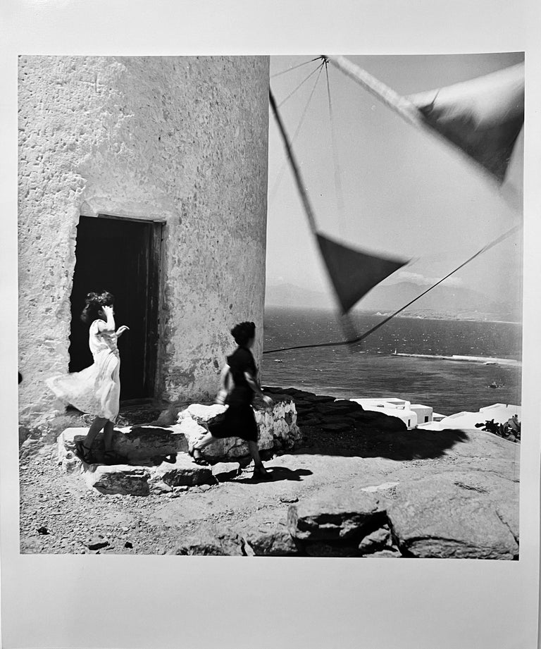 Ernst Haas - Windmill, Greece, Black and White Landscape Photography ...