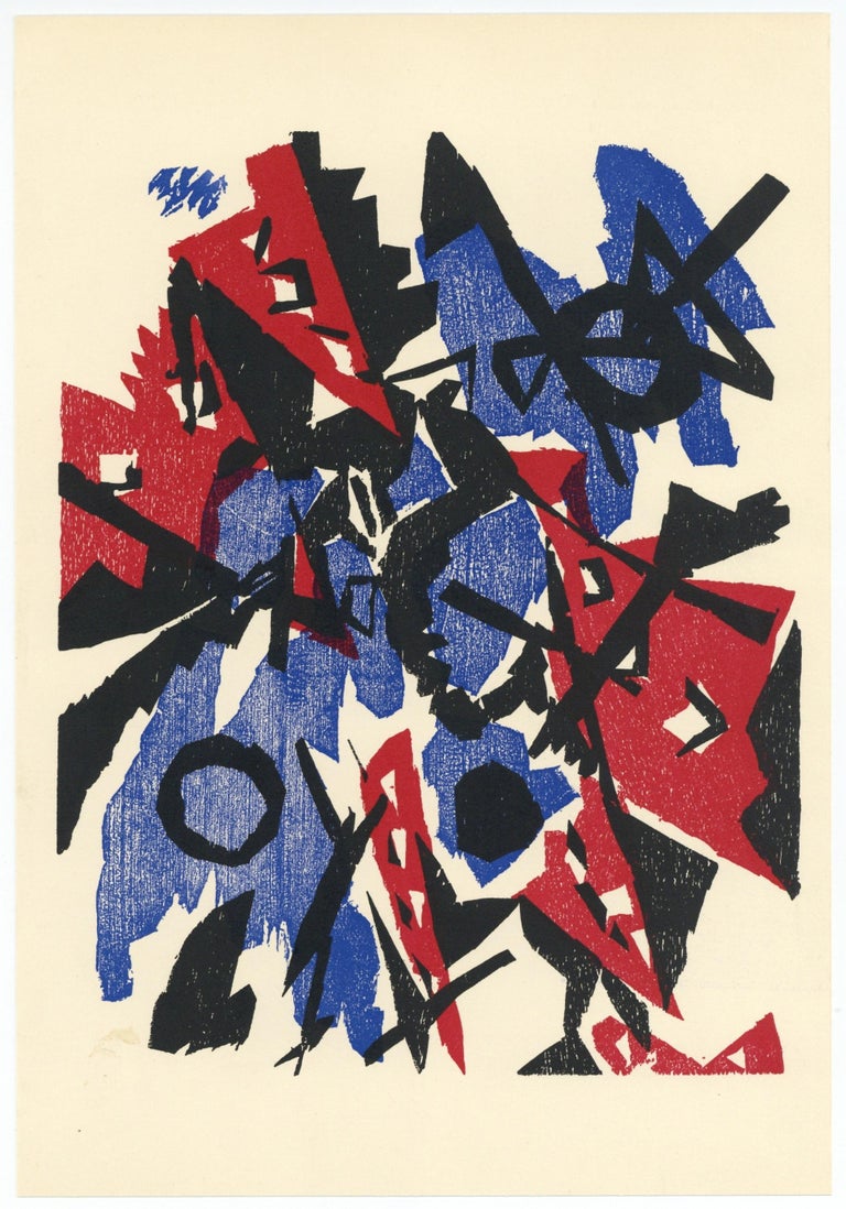 Ernst Wilhelm Nay - woodcut For Sale at 1stDibs