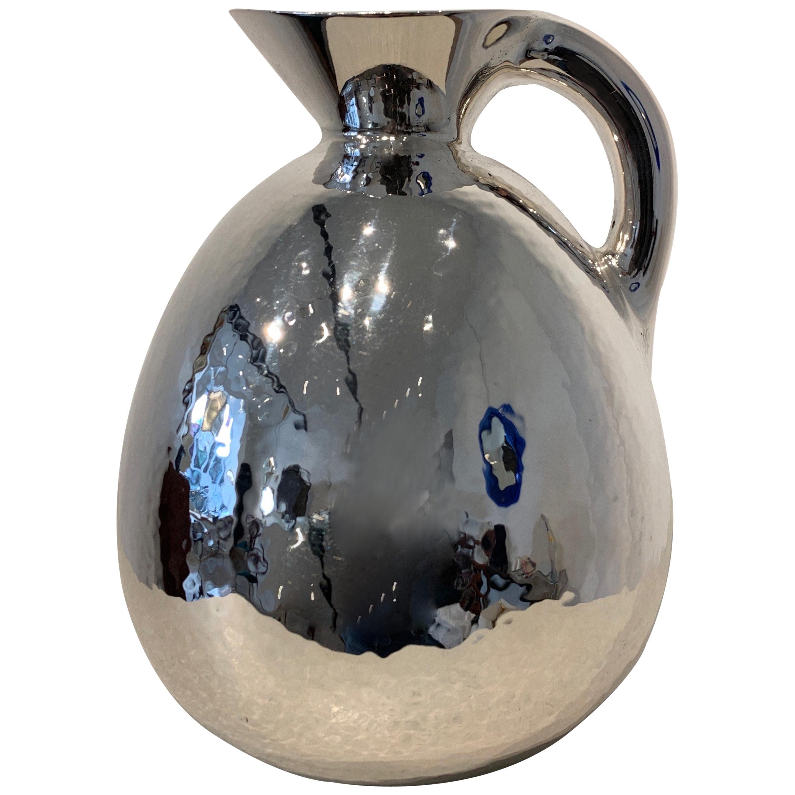 1930s Austrian Silver Jug by Josef Hoffmann For Sale at 1stDibs