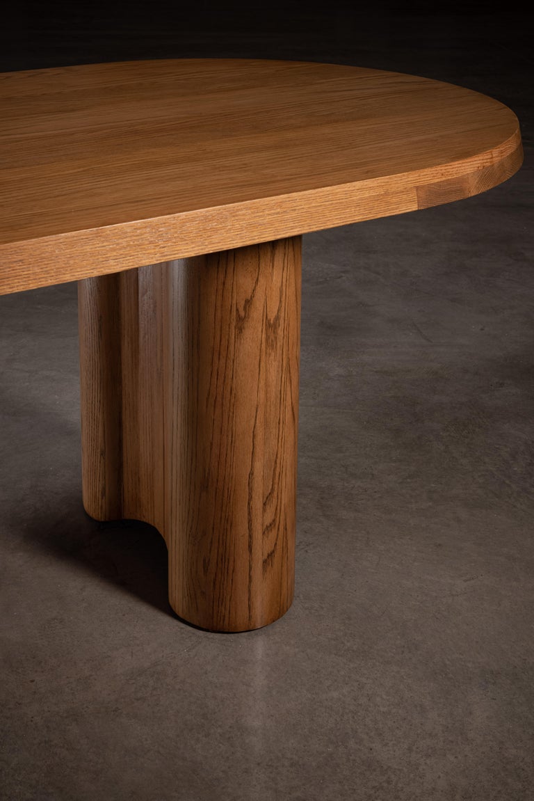 Eros Solid Oak Dining Table For Sale at 1stDibs