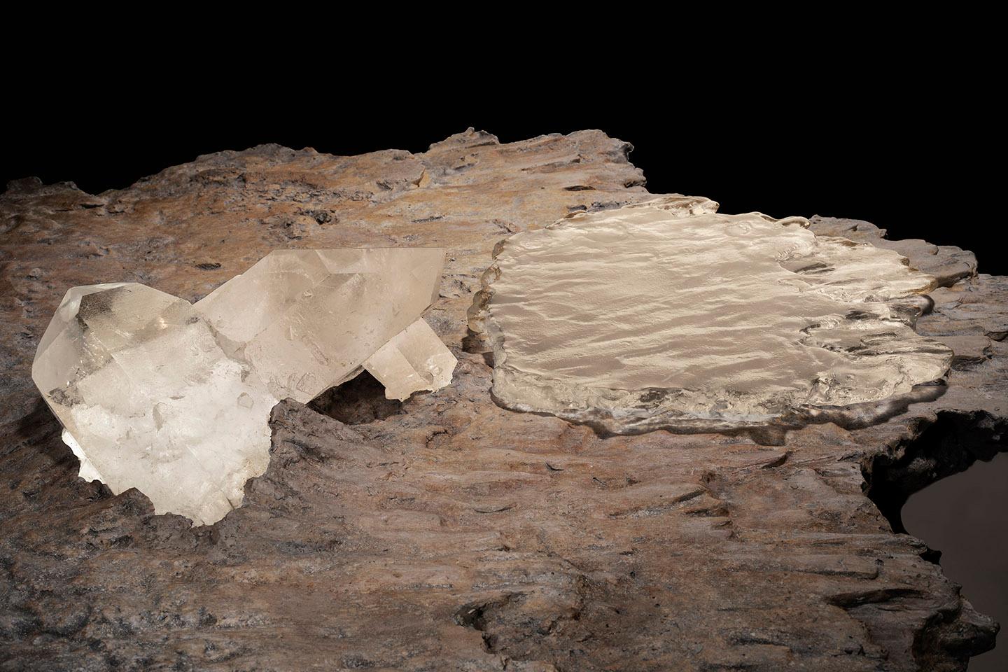 "Erosion" Set of Three Nesting Tables For Sale at 1stDibs