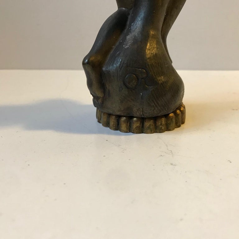 Erotic Bronze Sculpture by Danish Artist Ove Rasmussen, 1950s For Sale ...