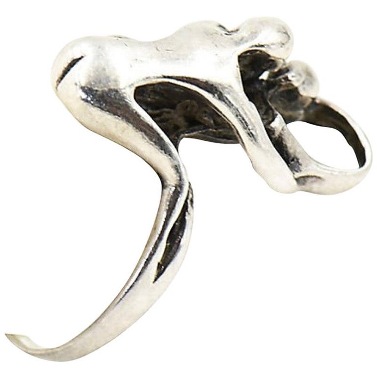 Erotic Kama Sutra Sterling Silver Ring at 1stDibs