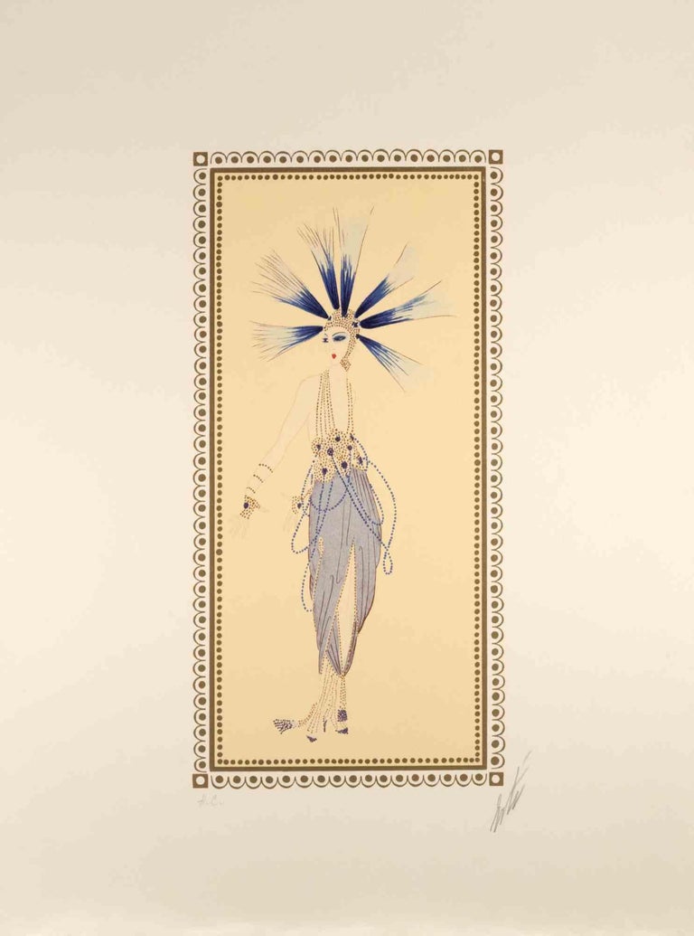 Erté - The Temptress - Lithograph by Erté - 1970s For Sale at 1stDibs