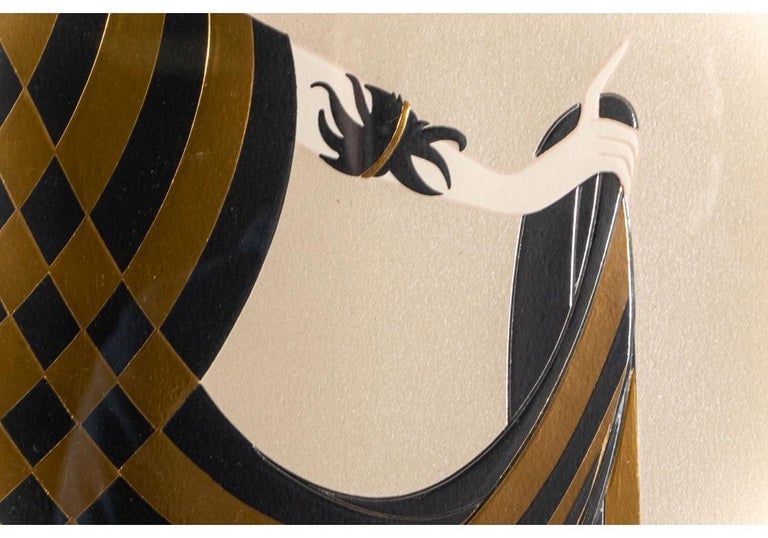 Erté '1892-1990' Limited Edition Color 1989 Serigraph, "The Balcony ...