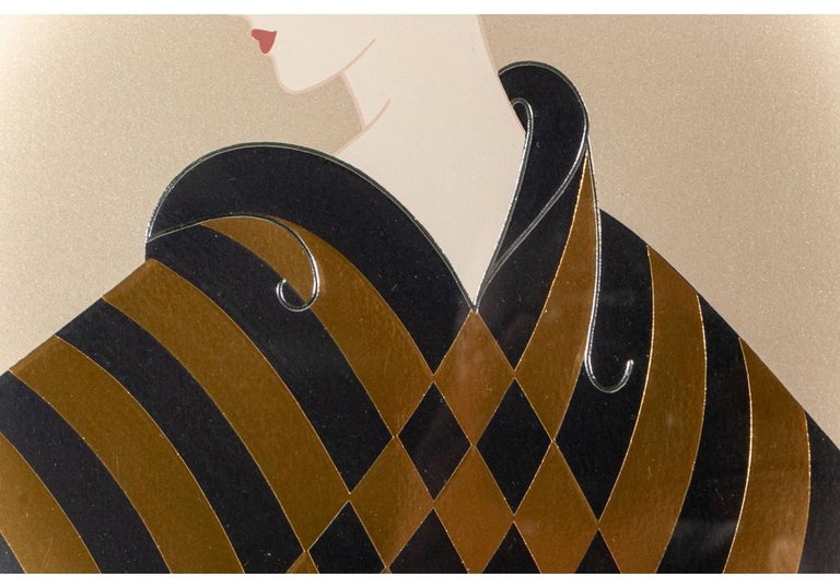 Erté '1892-1990' Limited Edition Color 1989 Serigraph, "The Balcony ...