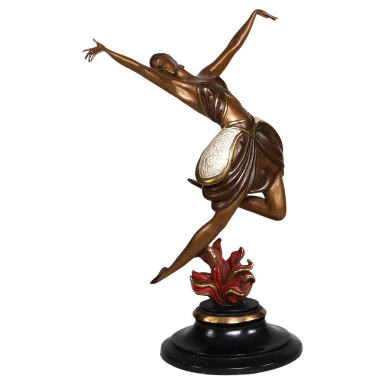 Erte Bronze "La Danseuse" For Sale at 1stDibs