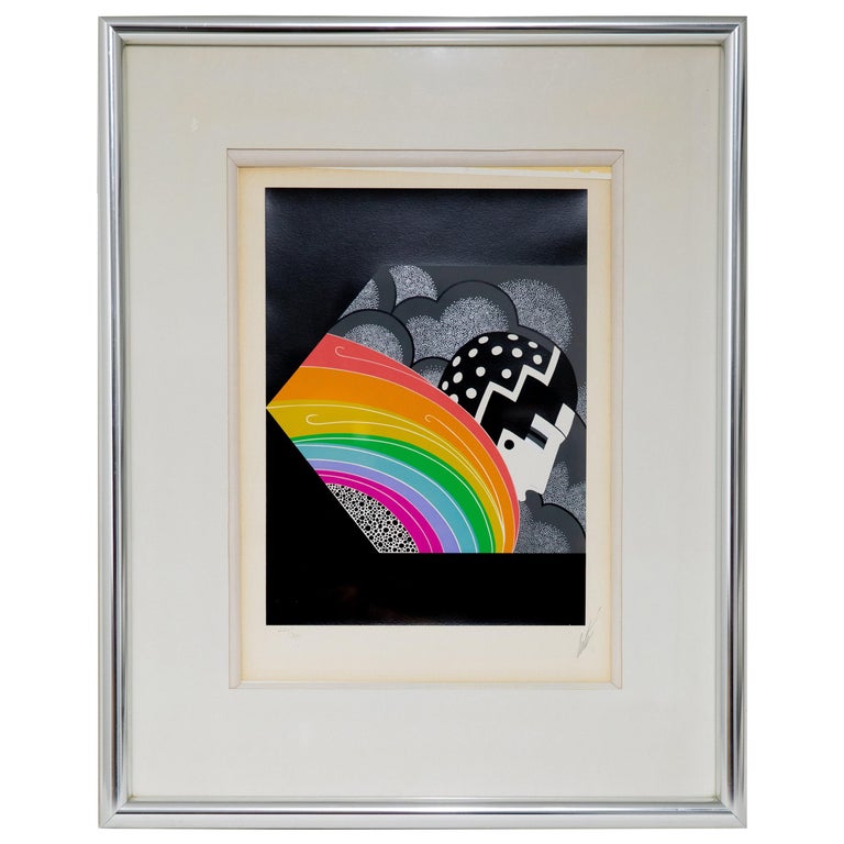 Erte Limited Edition Serigraph "Tempest 1978" at 1stDibs