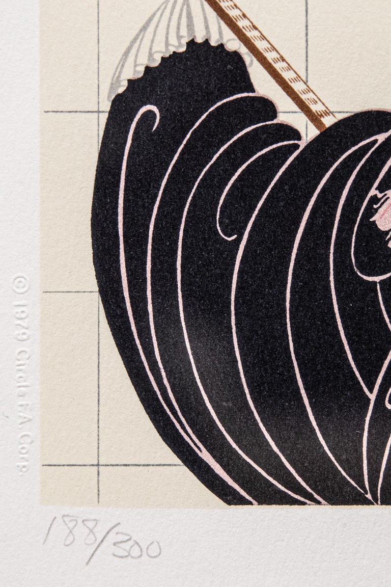 Erté Pencil Signed and Numbered Lithograph "La Serenade" at 1stDibs ...