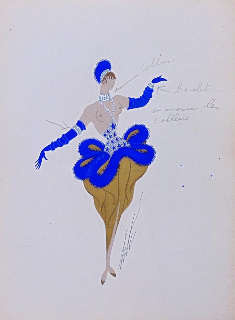 Erté - A Star of Hollywood II, ca. 1920s For Sale at 1stDibs