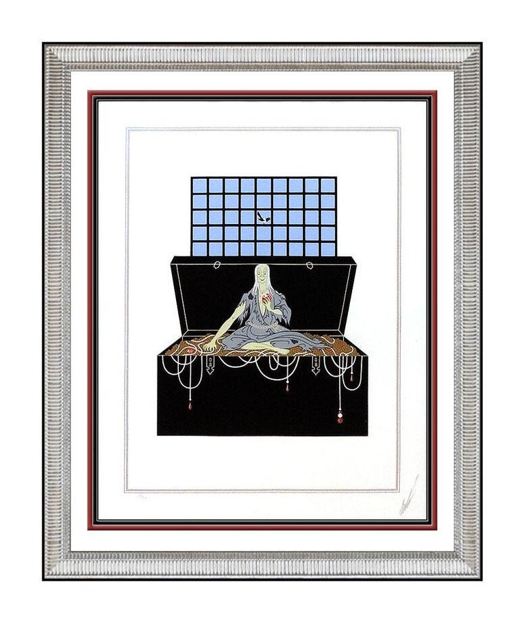 Erté - Erte Avarice Original Color Serigraph Hand Signed Art Deco ...