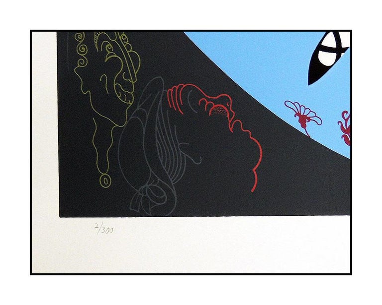 Erté - ERTE Embossed Serigraph Original SIGNED Art DECO The Pursuit of ...