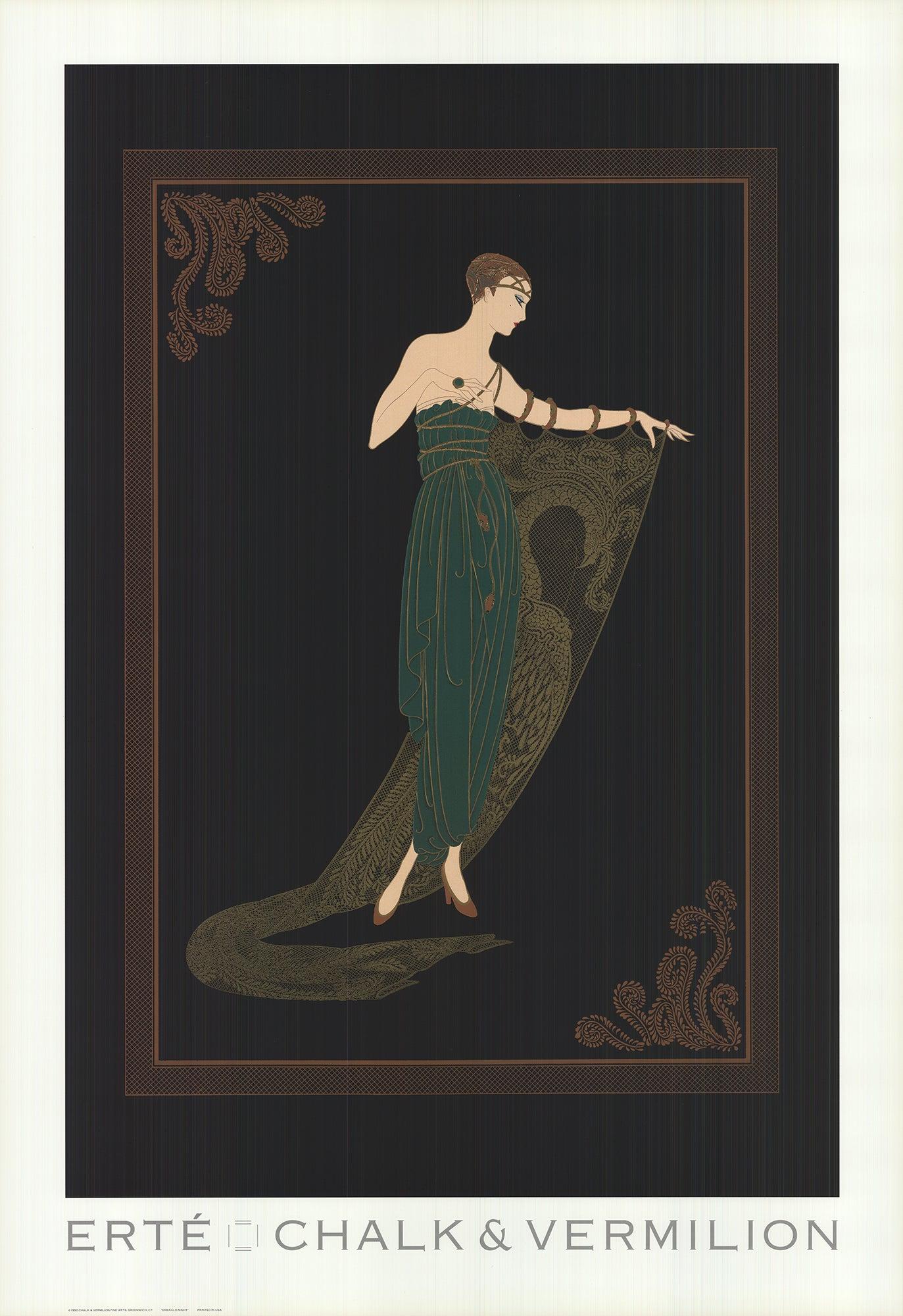 ERTE 'Emerald Night' 1992 For Sale at 1stDibs