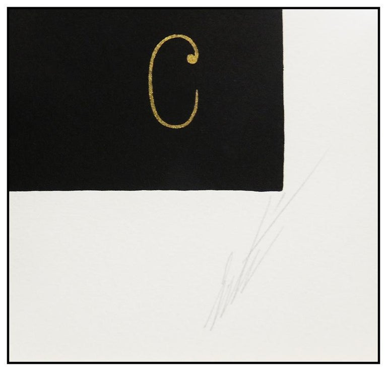 Erté - Erte Letter C Color Original Serigraph Alphabet Hand Signed Deco ...