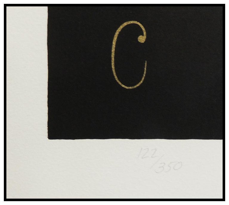 Erté - Erte Letter C Color Original Serigraph Alphabet Hand Signed Deco ...
