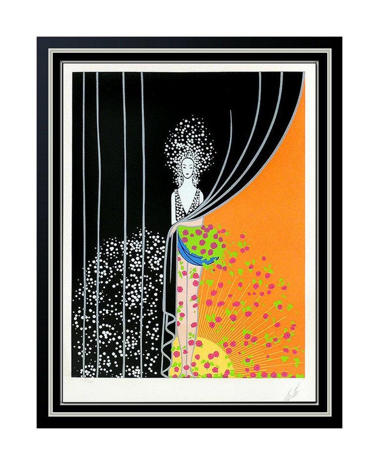 Erté - ERTE Printemps Original Color Serigraph Hand Signed Art Deco Set ...