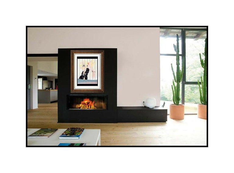 Erté - ERTE The Bird Cage Color Serigraph Set Design Art Deco Signed ...