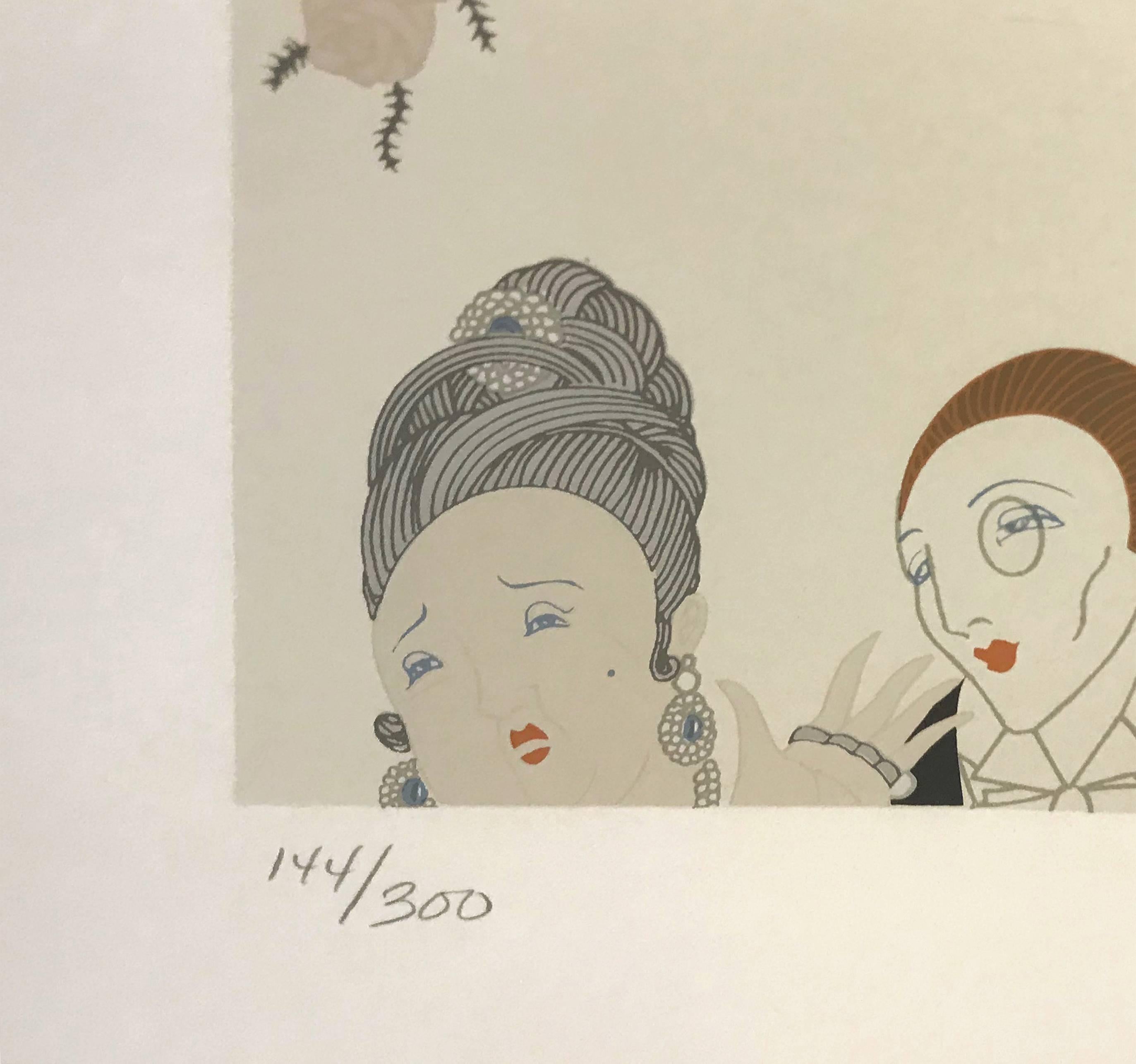 Erté - THE PORTRAIT at 1stDibs | erte portrait