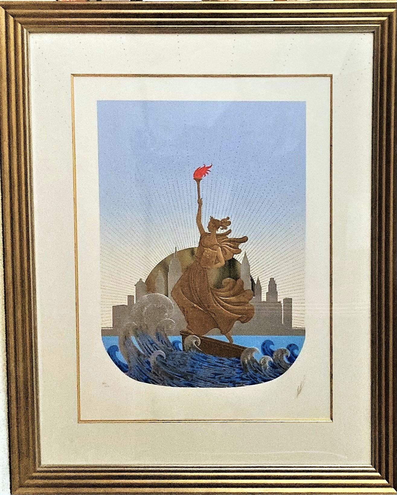 Erté - Stranded, Art Deco Serigraph by Erté at 1stDibs | erte prints ...