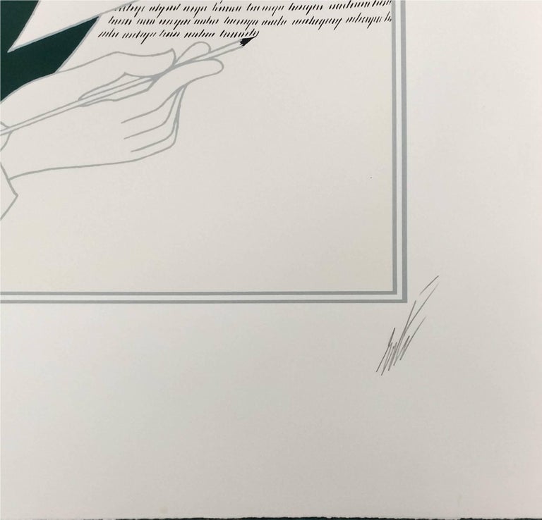 Erté - WRITER IN LANDSCAPE at 1stDibs