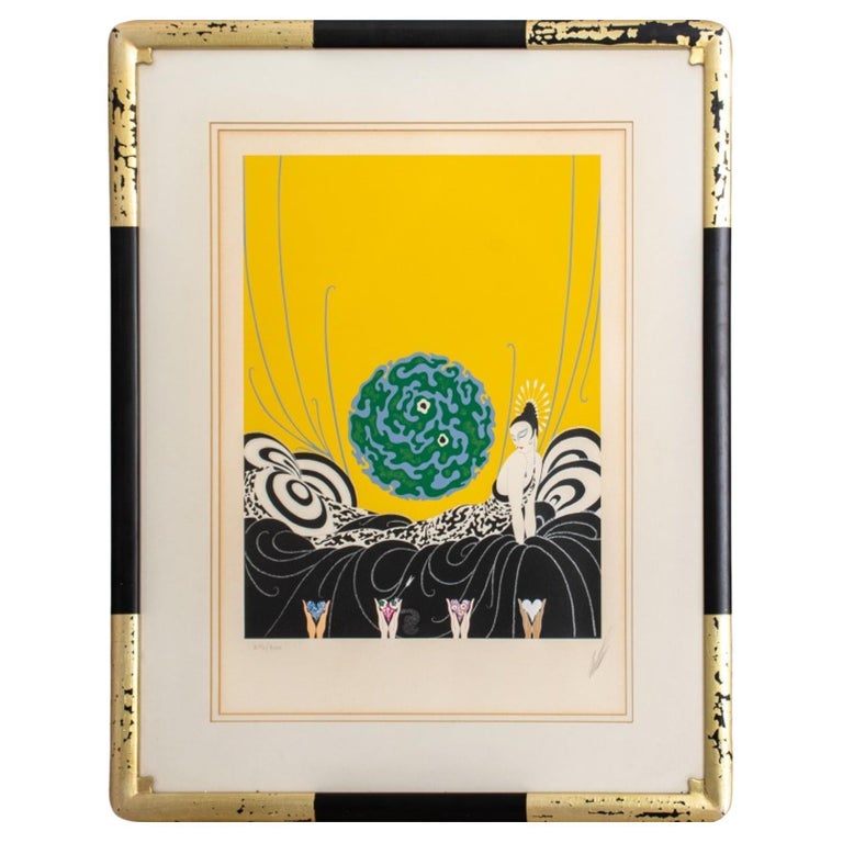 Erte "Selection of a Heart" Serigraph at 1stDibs