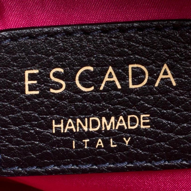 Escada Black Leather Eluna Shoulder Bag at 1stDibs | escada eluna bag ...