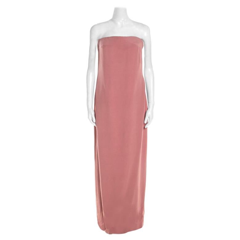 ESCADA COUTURE Pink Silk Evening Gown at 1stDibs | escada evening gowns ...