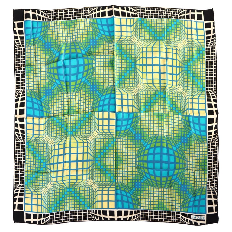 Escada Silk Scarf Made in Italy New, Never Worn For Sale at 1stDibs