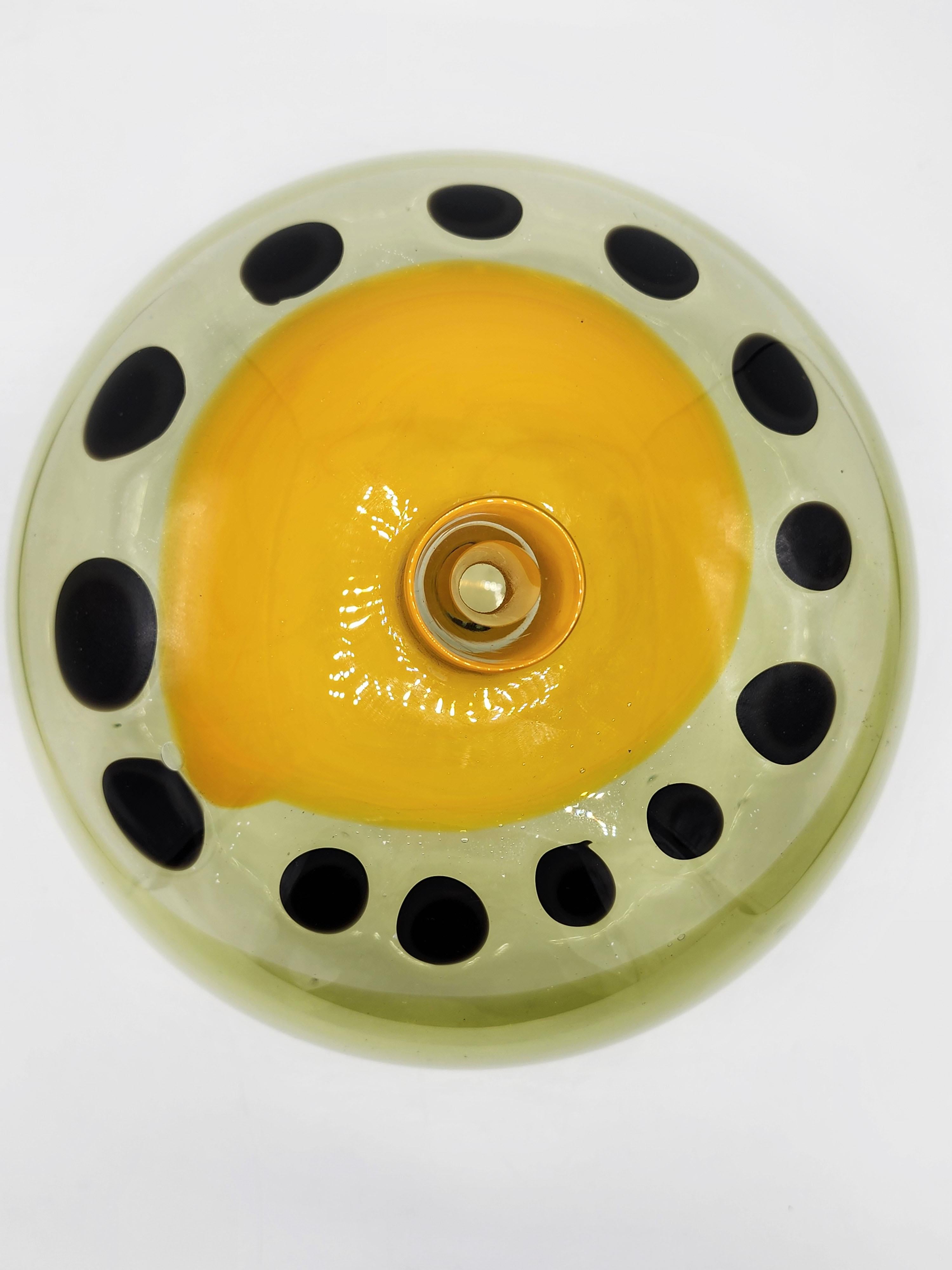 Esfera glass centerpiece by Alberto Churba from the 70s For Sale at 1stDibs