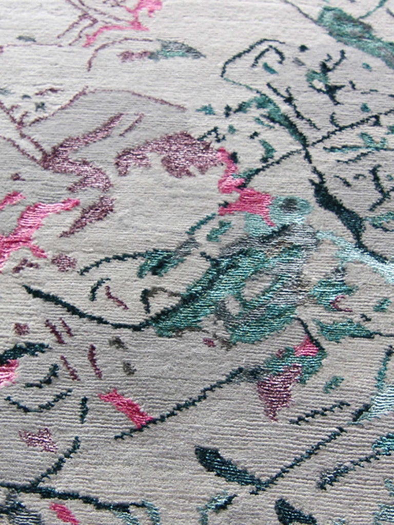 Eskayel, Bosky Toile, Spectra Rug, New Zealand Wool / Silk Cross Weave ...