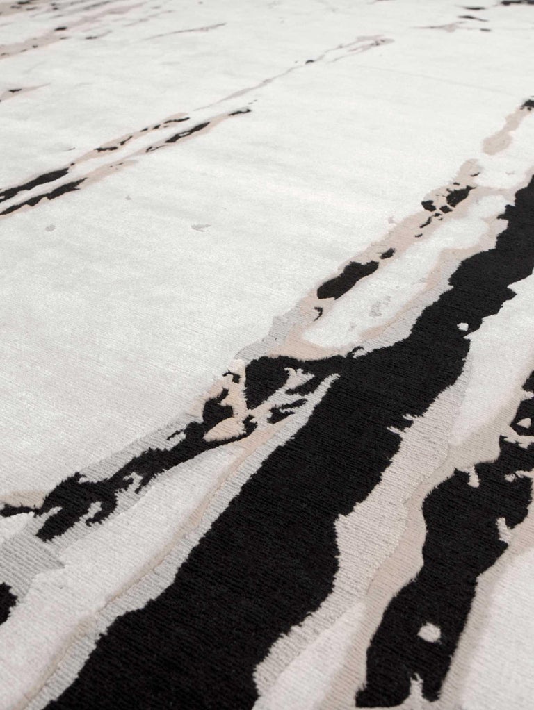 Eskayel, Linea, Blanca Rug, New Zealand Wool/Silk Cross Weave For Sale ...