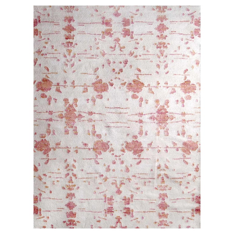 Eskayel, Nairutya, Raspberry Flat-Weave Rug For Sale at 1stDibs