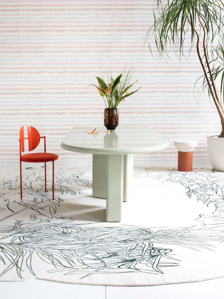 Eskayel, Through the Grove, Neutral Rug, New Zealand Wool/Silk Cross ...