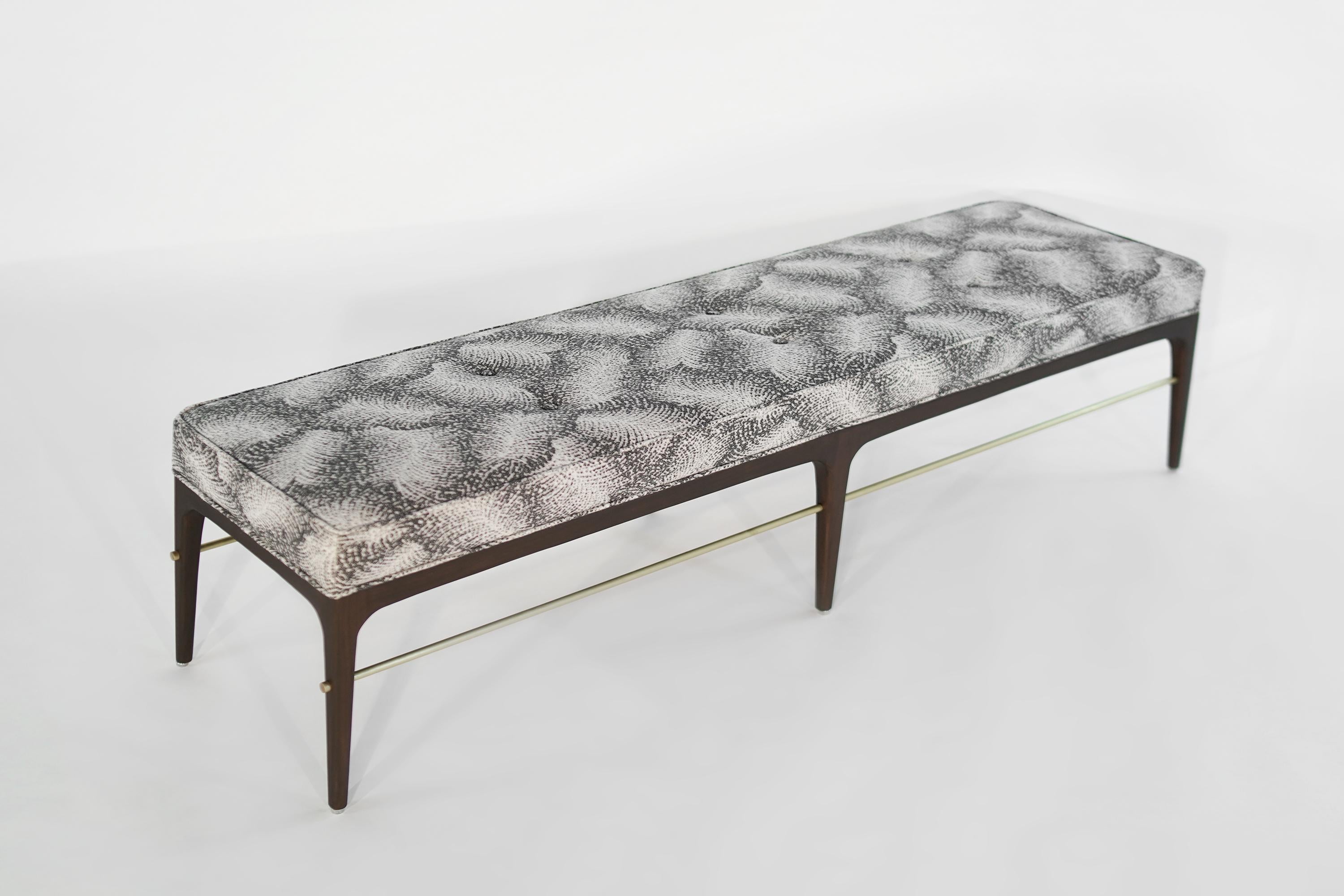 Espresso Linear Bench by Stamford Modern For Sale at 1stDibs
