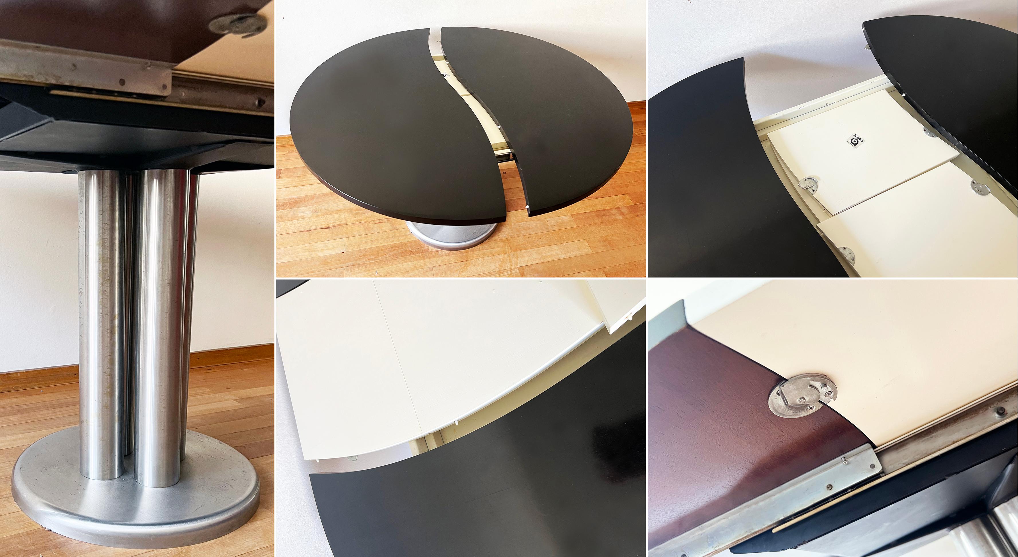 "Esse" Studio Extendable Table Donato D’urbino and Jonathan de Pas for Acerbis For Sale at 1stDibs