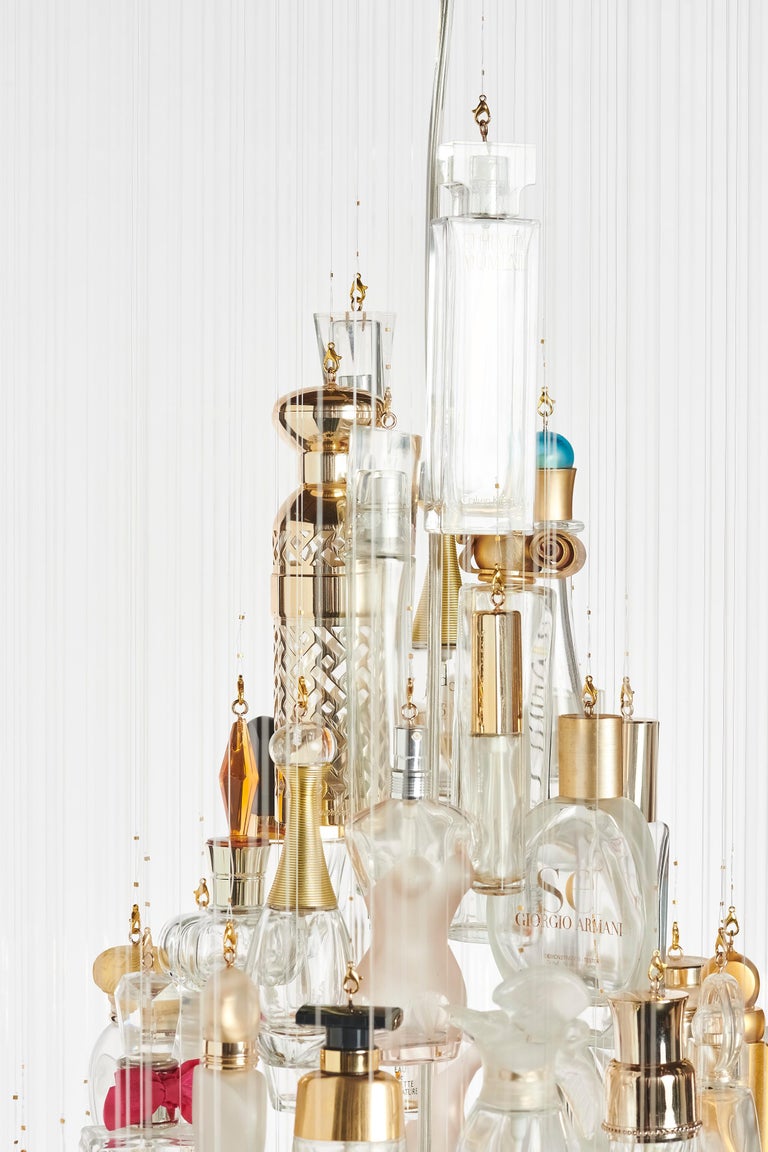 Essence Chandelier 85 Gold For Sale at 1stDibs