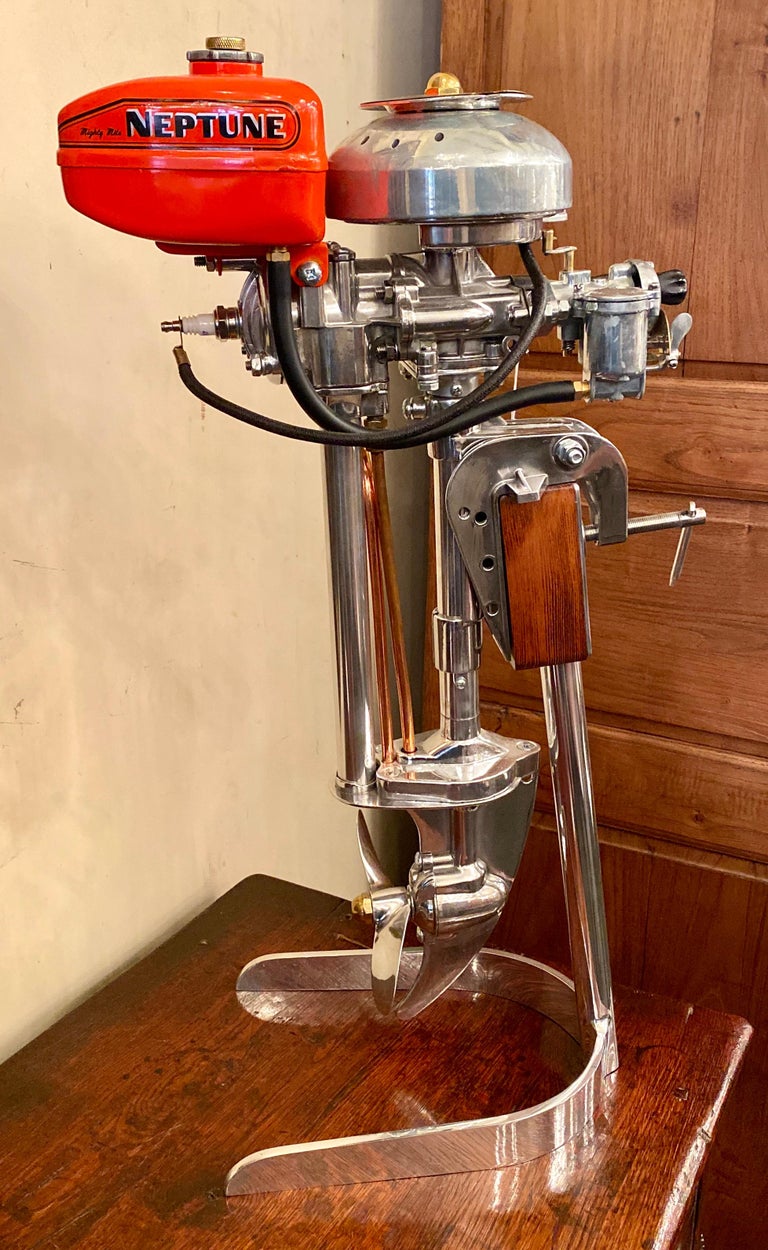 Estate 1950s American "Mighty Mite" Neptune Outboard Motor on Custom ...