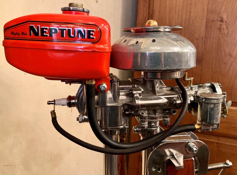 Estate 1950s American "Mighty Mite" Neptune Outboard Motor on Custom ...