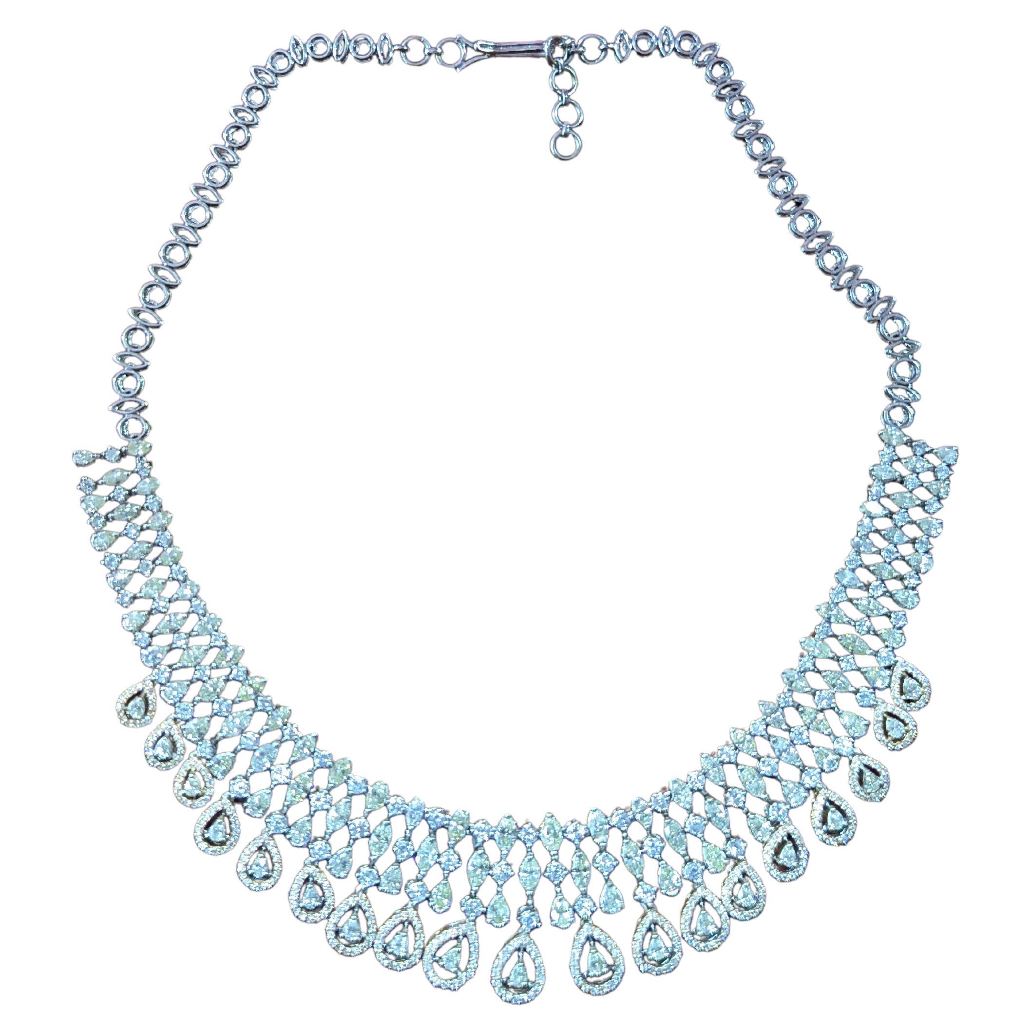 Antique Diamond Drop Necklaces - 3,921 For Sale at 1stDibs