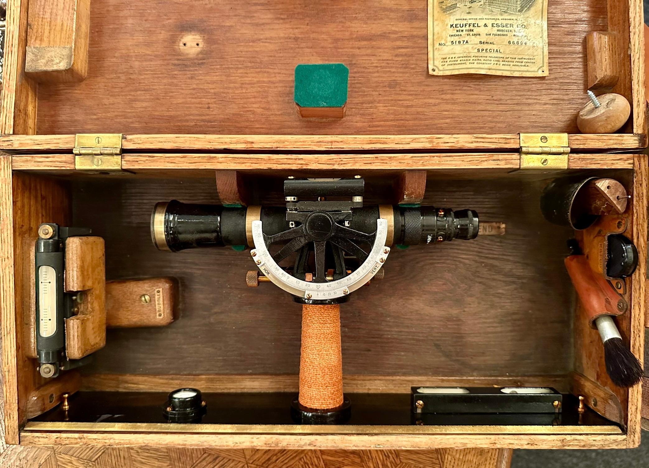 Estate American Custom-Made "Keuffel and Esser" Geological Survey ...