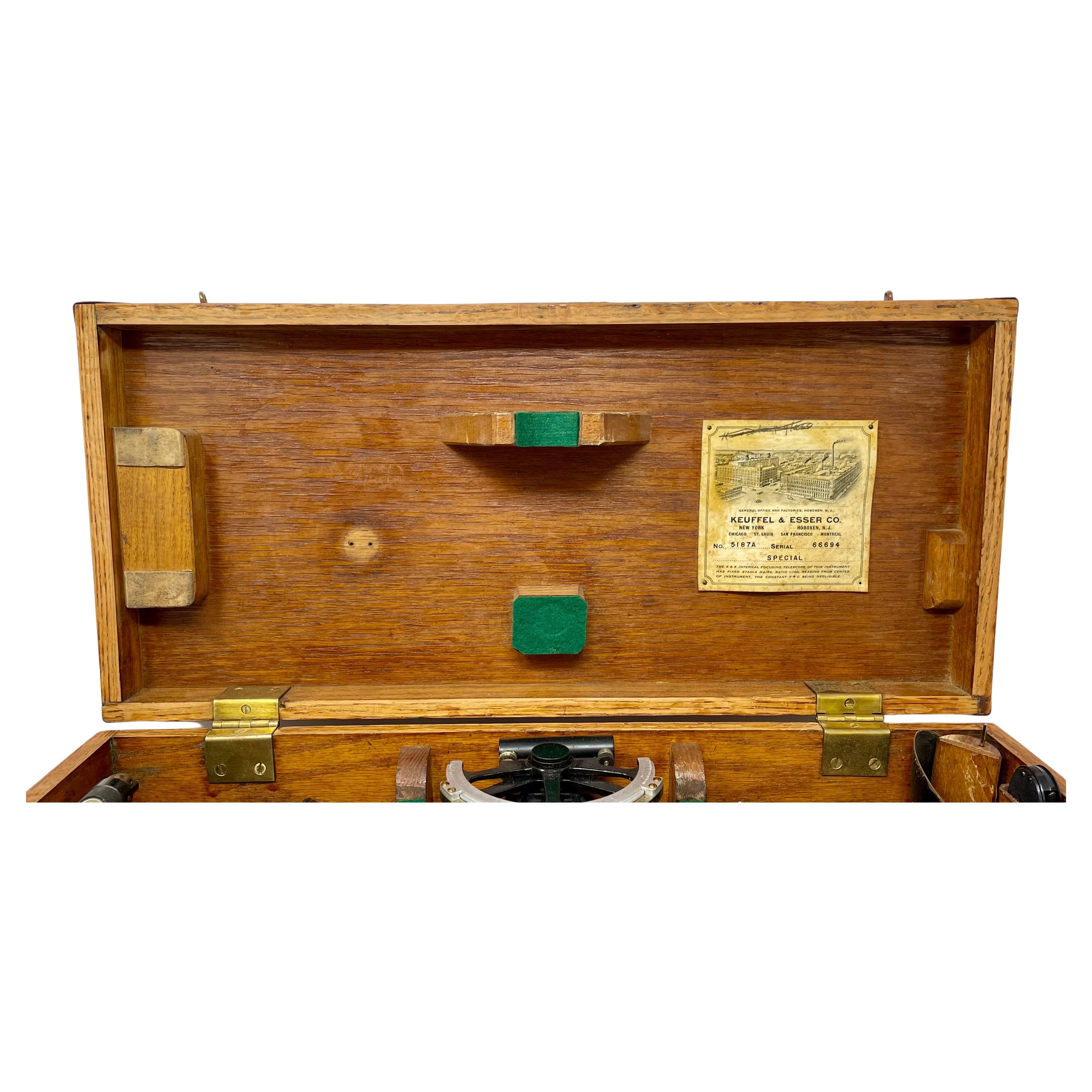 Estate American Custom-Made "Keuffel and Esser" Geological Survey ...